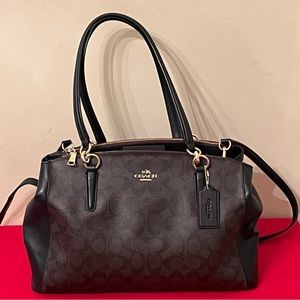 Coach | Bags | Coach Christie Carryall In Crossgrain Leather Handbag ...